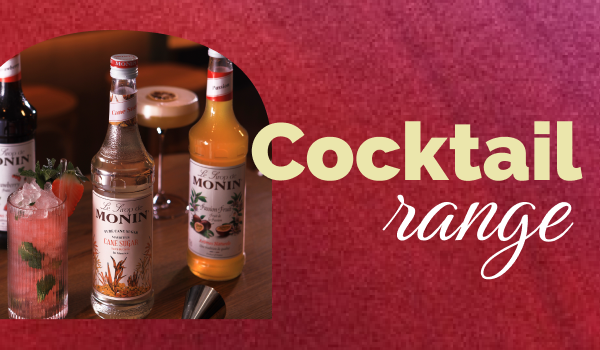 MONIN'S Flavoured Syrups, For Coffees to Cocktails Monin