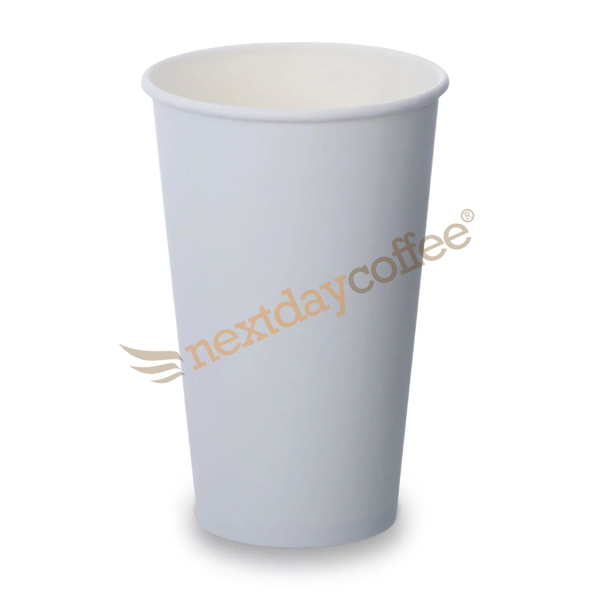 16oz Single Wall White Paper Cups 100