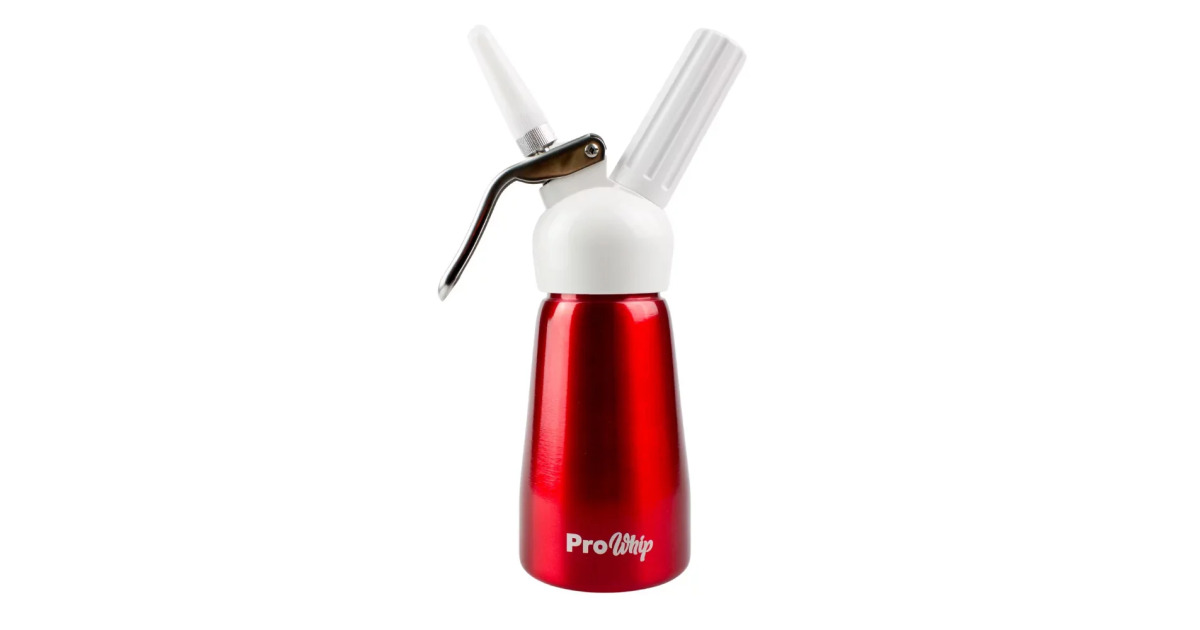 Pro Whip Classic Whipper Plastic Head (Red 250ml) | N2O
