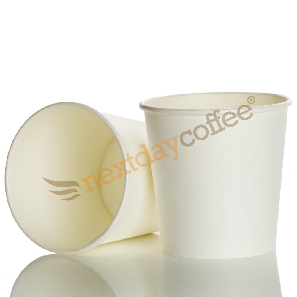 4oz Premium White Paper Cups for product sampling