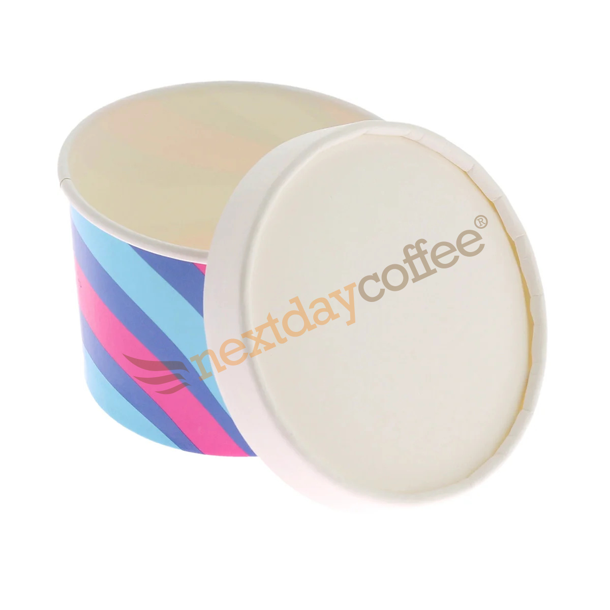 8oz Paper Ice Cream Lid (500) | Ice Cream Supplies