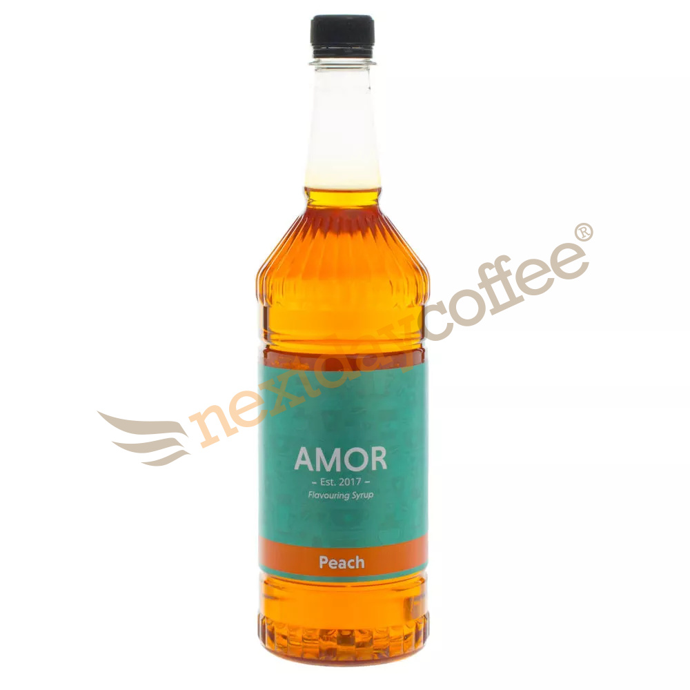 Amor Peach Syrup (1 Litre) | Cocktail Flavouring Syrup