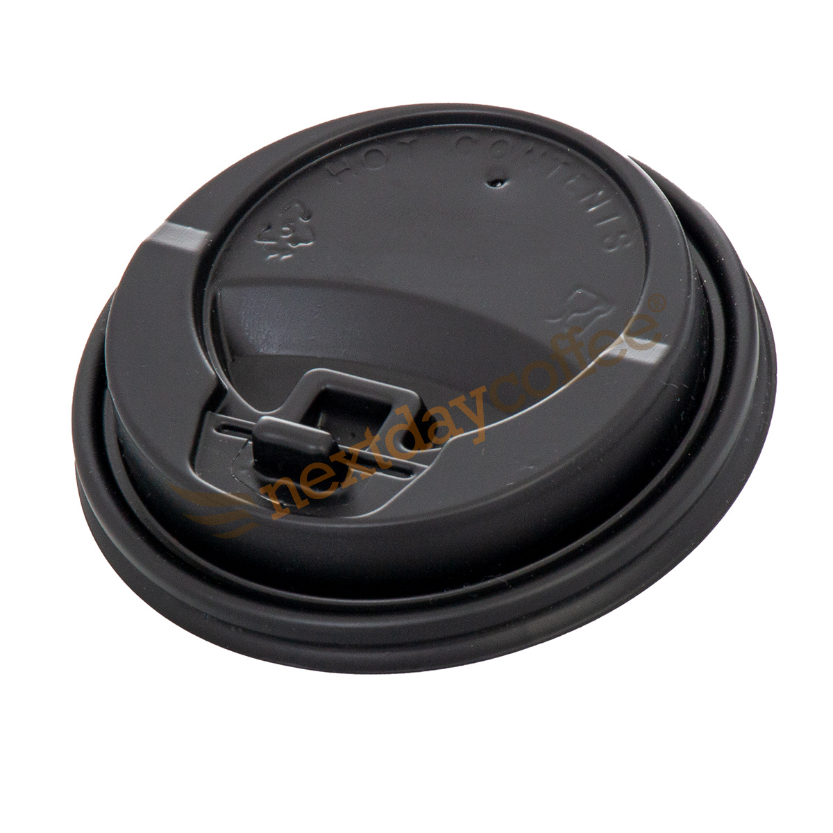 6/8/9oz Black Sip Lids (100) | Disposable Lids