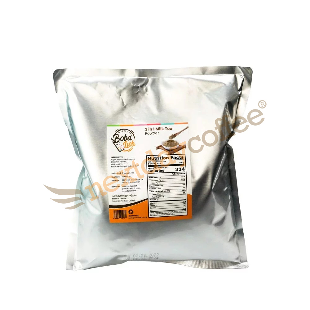 Tea & Other: Boba Lish 3 in 1 Bubble Tea Milk Powder 1kg
