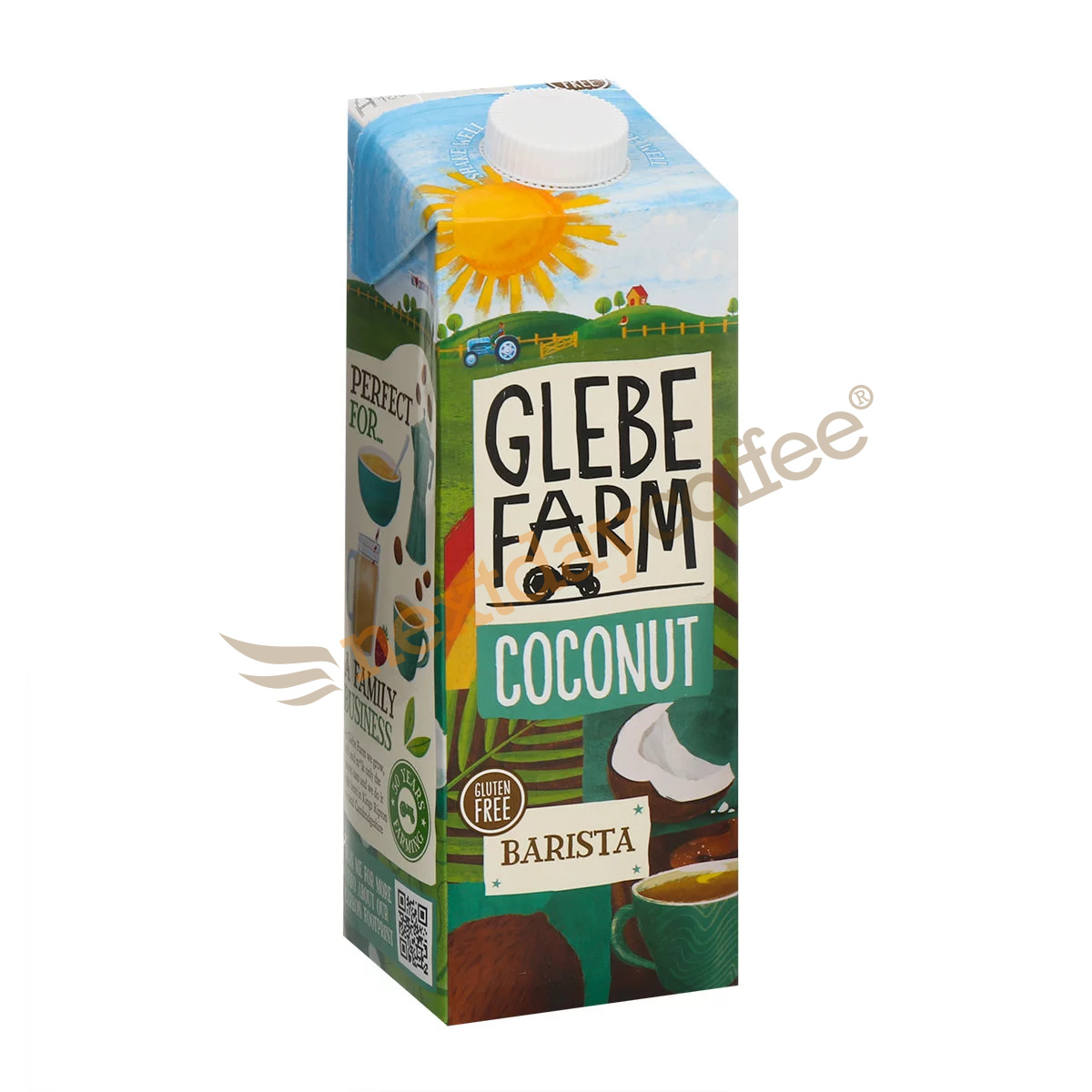 Glebe Farm Coconut Milk 6 x 1 Litre | Dairy free milk alternative