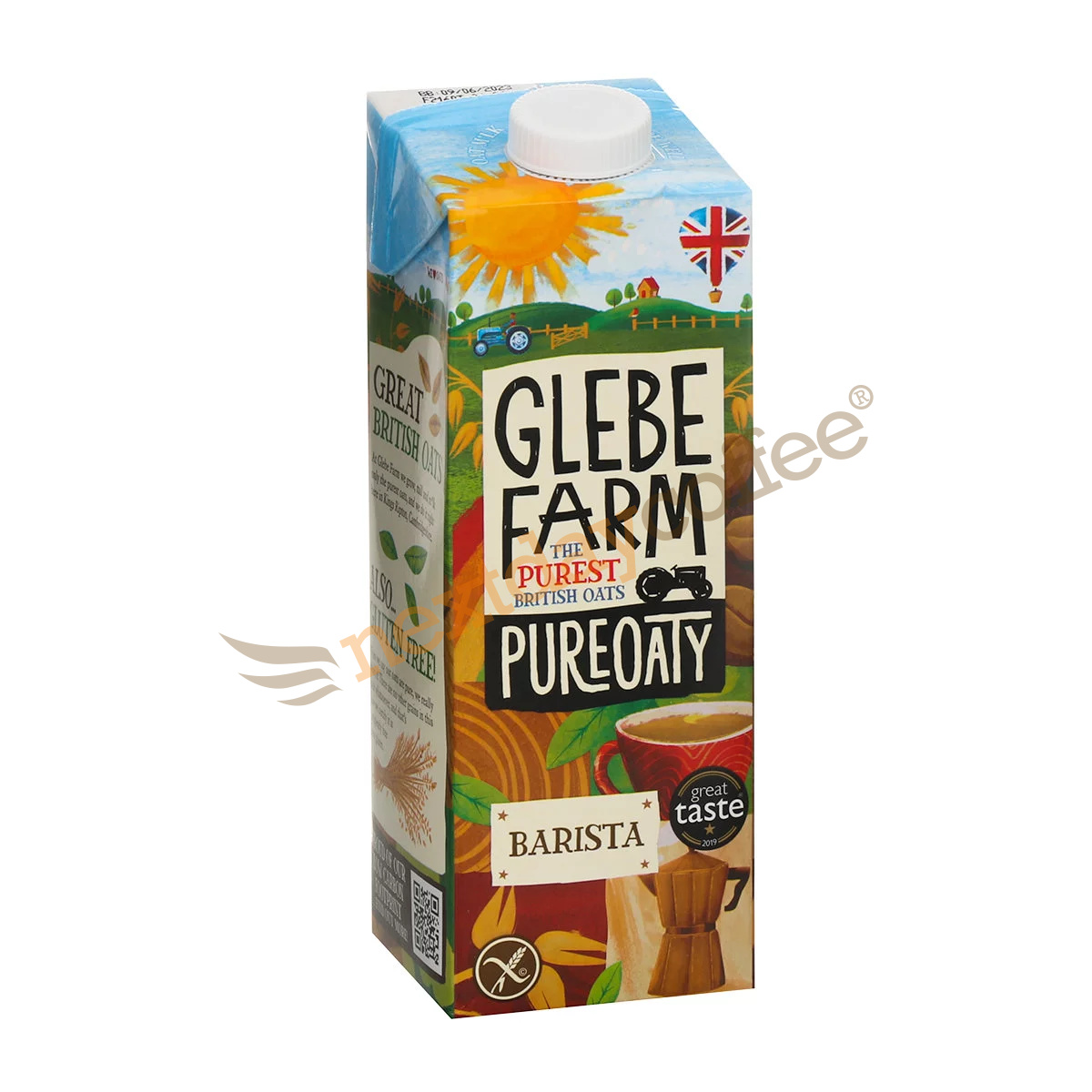 Glebe Farm Pure Oaty Milk 1 Litre Dairy Free Milk Alternative