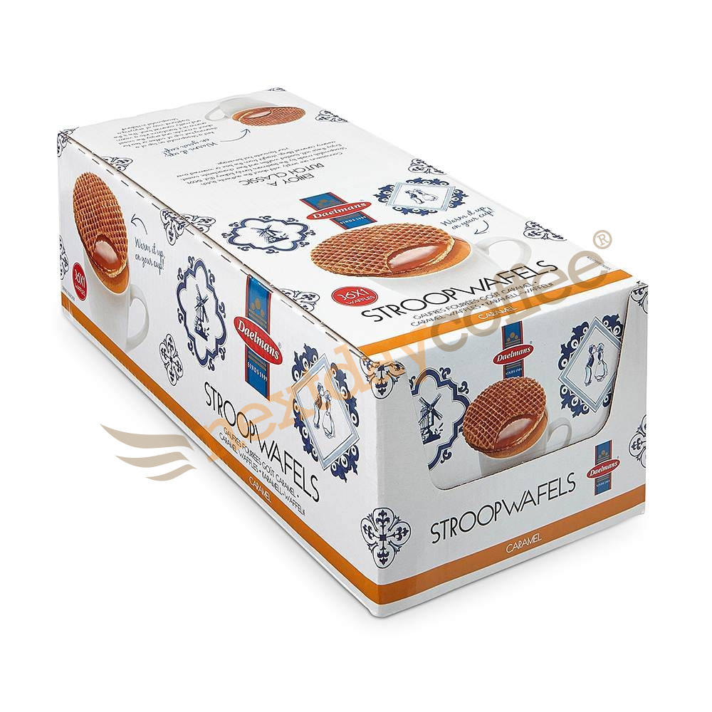 Jumbo Caramel Stroopwafels (36) | Waffles & Biscuits