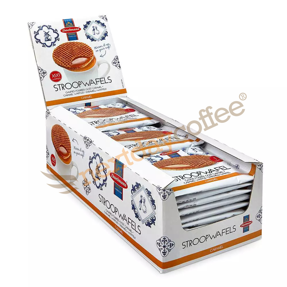 Jumbo Caramel Stroopwafels (36) | Waffles & Biscuits