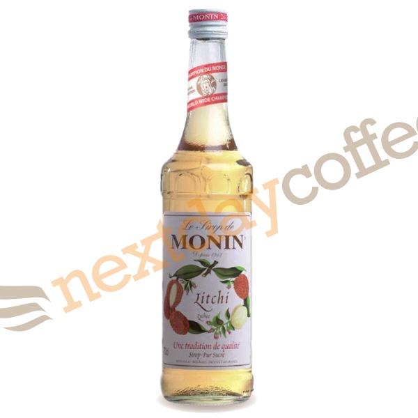 Monin Lychee Syrup for Adding to Cocktails and Mocktails