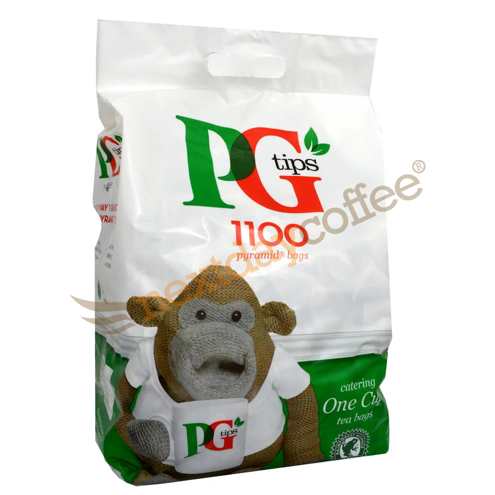 PG Tips Tea Bags, Pack of 1100 Everyday Pyramid Tea bags
