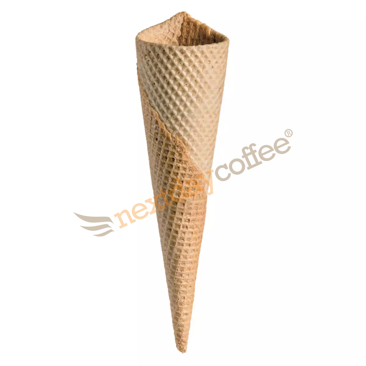 Empty Ice Cream Cones Empty Ice Cream Cones With Colorful Sprinkles