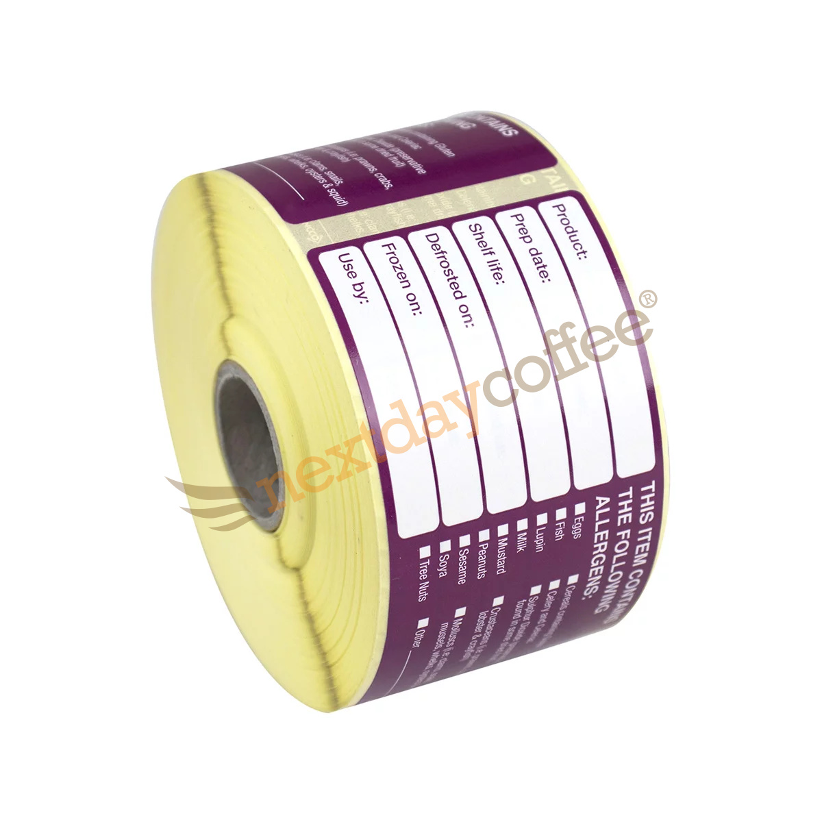 Allergen Food Labels 50mm x 100mm (500)