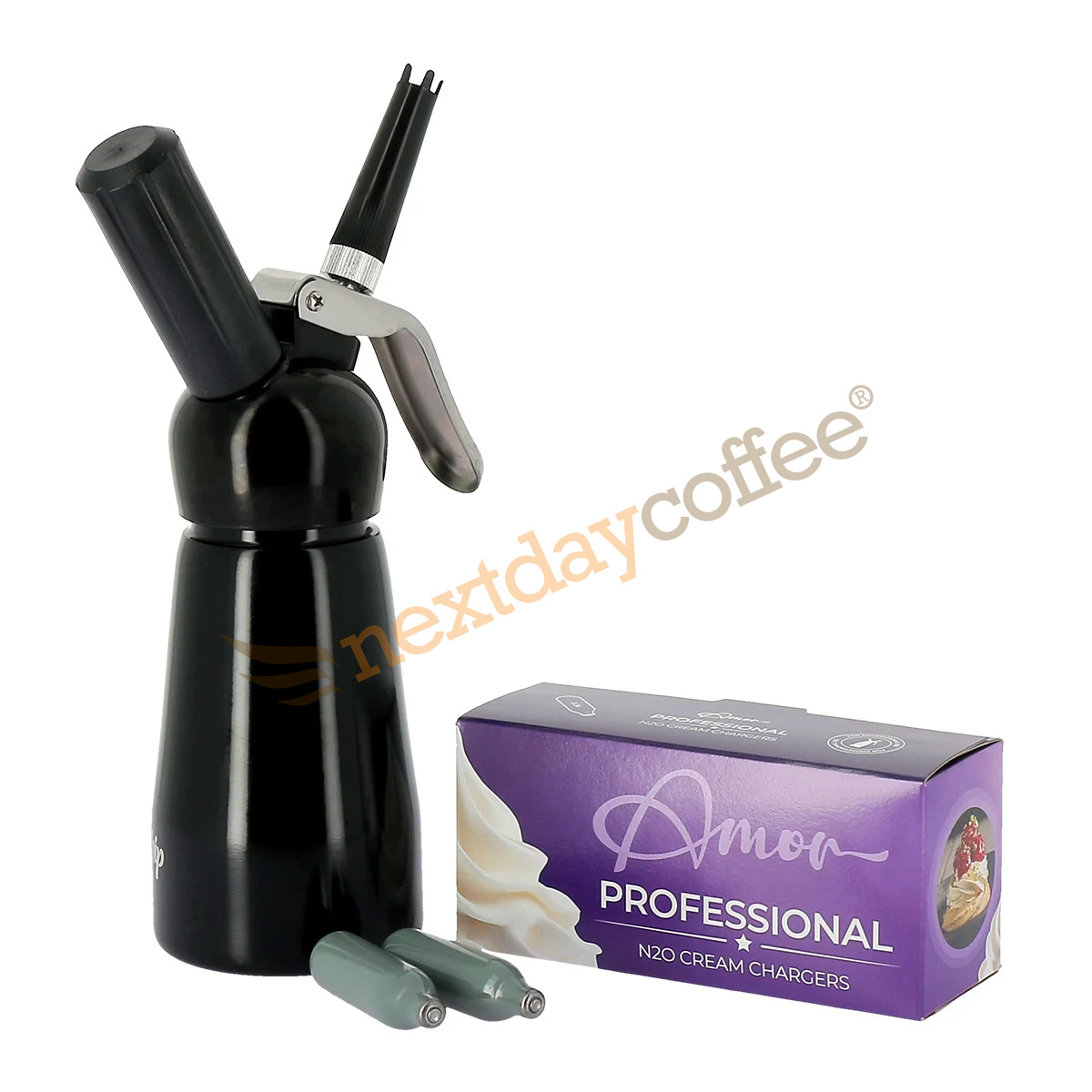 Whip Cream Dispenser 10/24 Packs Of 8g Premium Cream Whipping Capsules ...
