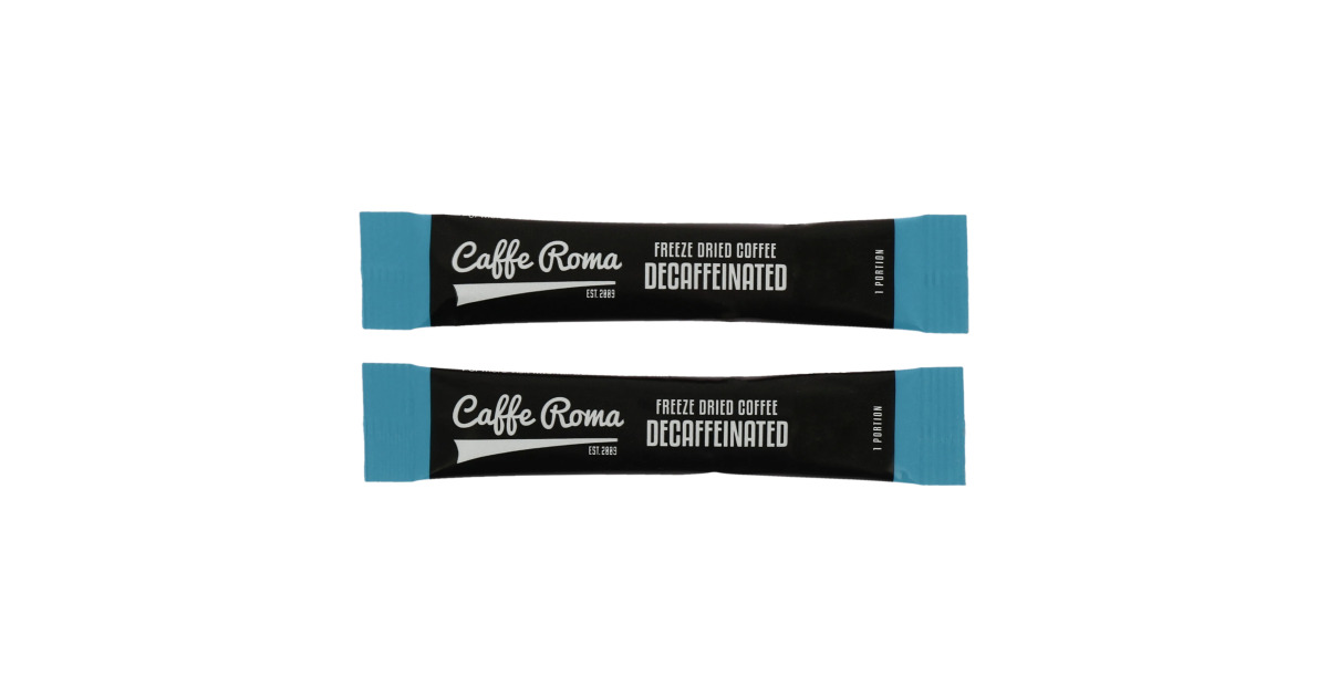 Caffe Roma Decaffeinated Instant Coffee Sticks (200)