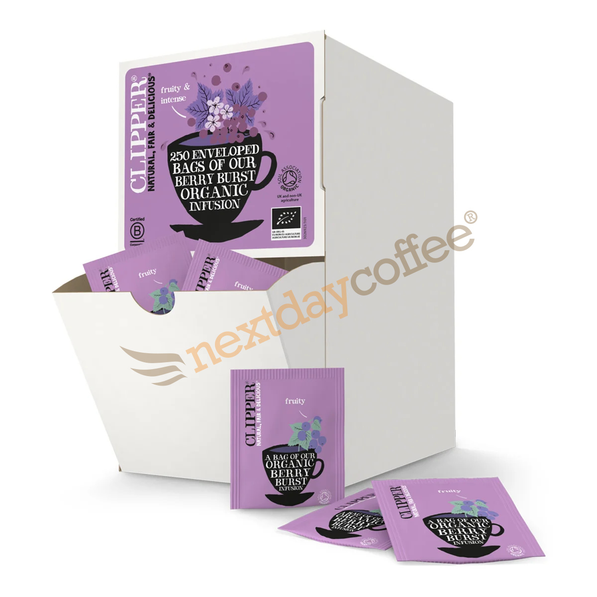 Clipper Organic Berry Burst Envelope Tea (250)