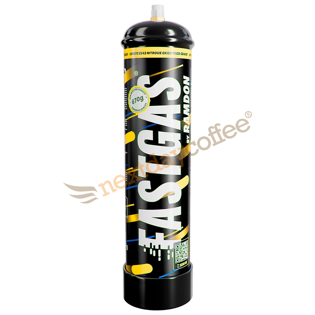 Fast Gas N2O Cannister 670g | Large Tank of Nitrous Oxide