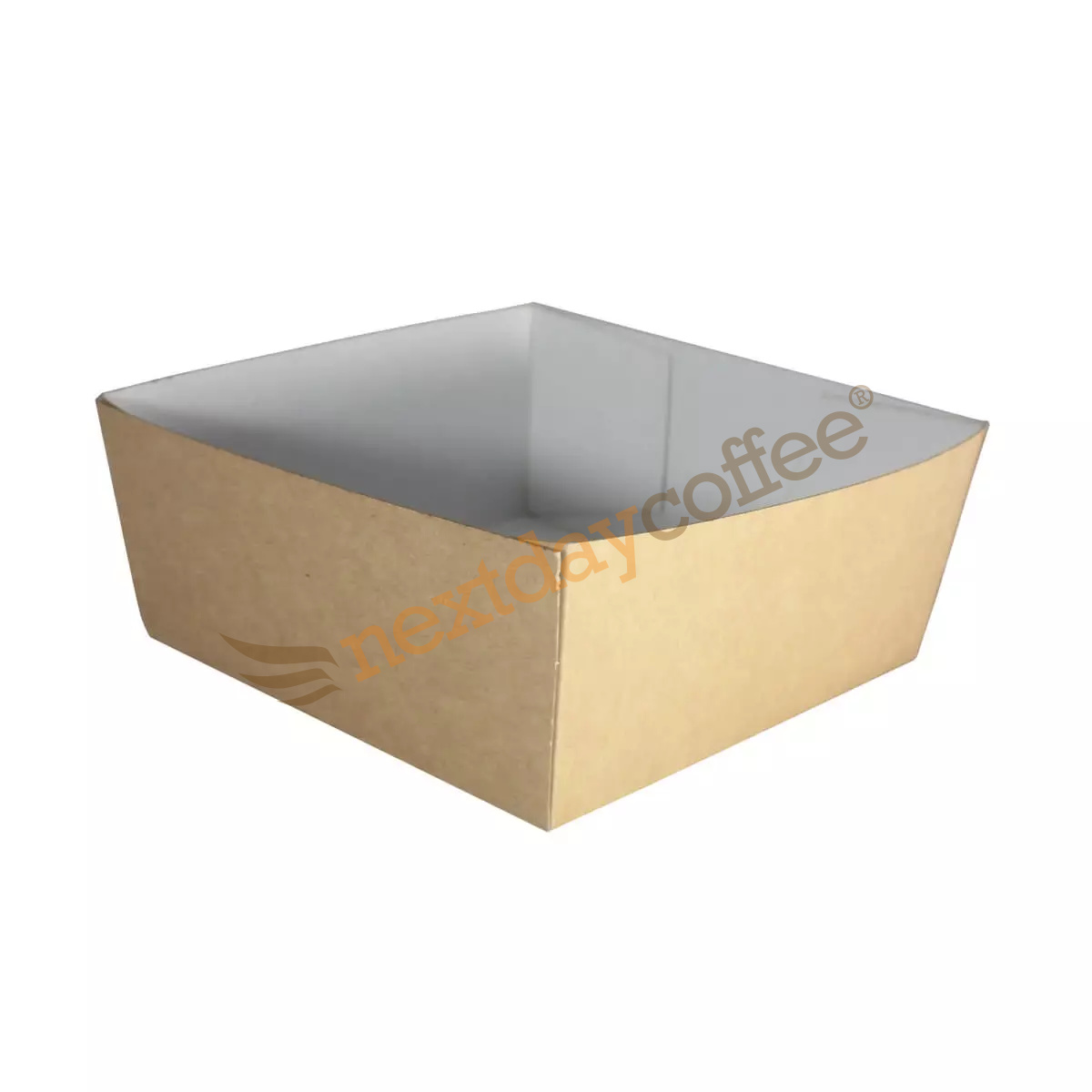 Takeaway food trays for serving hamburgers and hot food