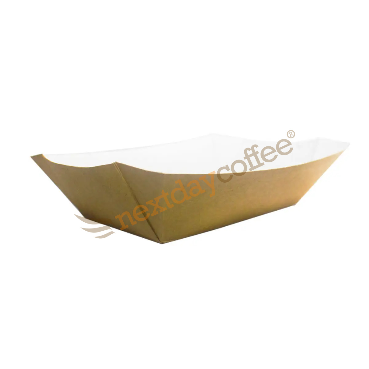 Disposable Paper Trays for Serving Takeaway Chips & Food