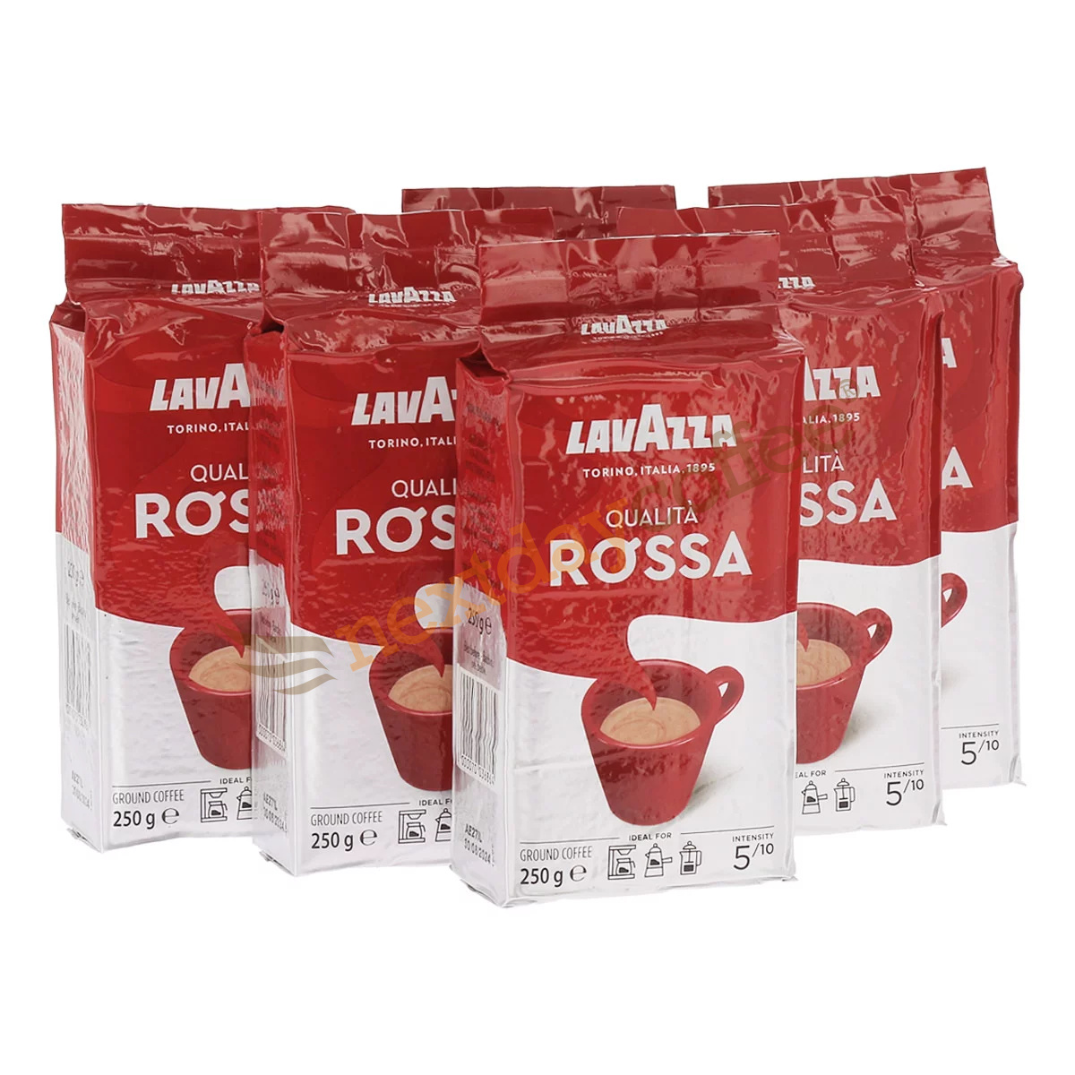 Lavazza Qualita Rossa Ground Coffee (6 x 250g)