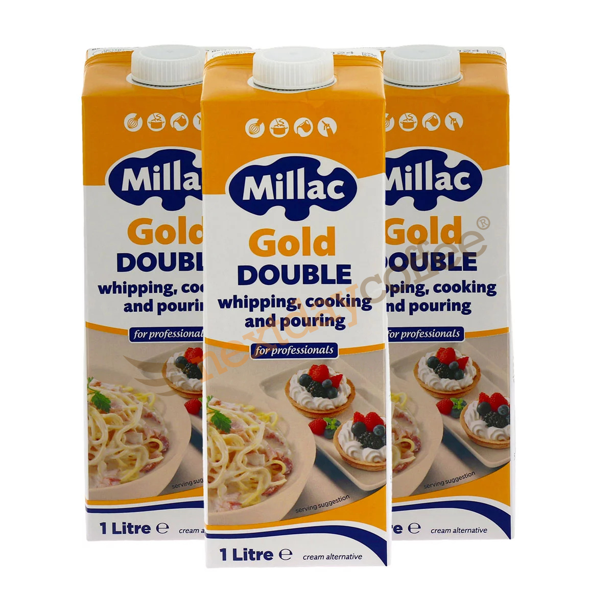 Millac Gold Double Cream (12 x 1 Litre)