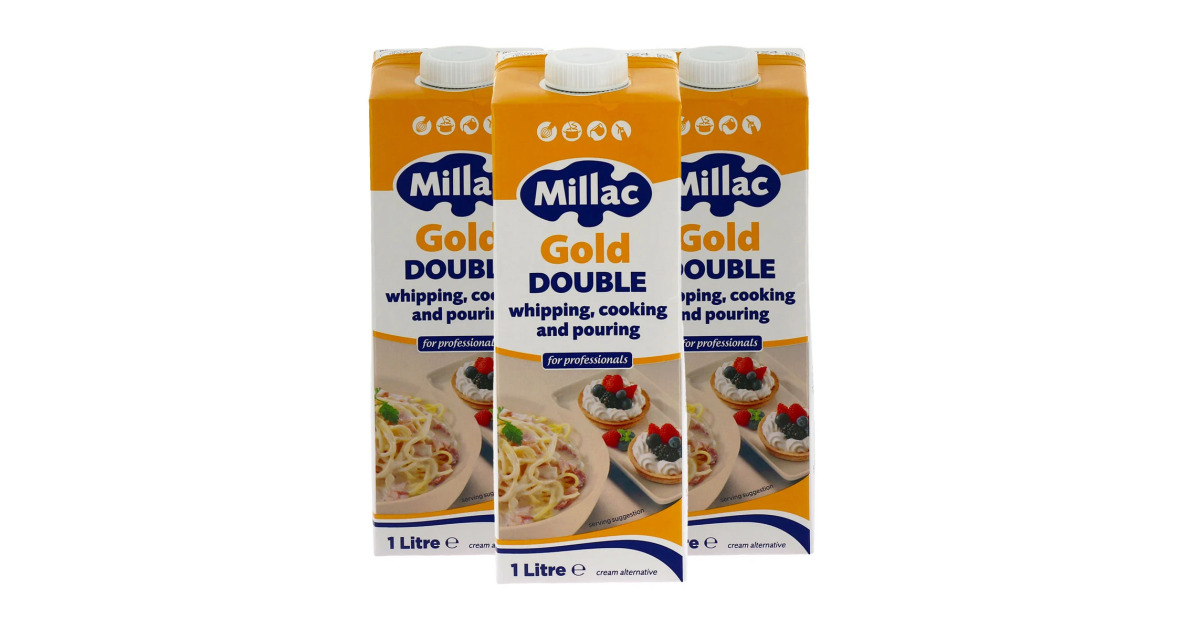Millac Gold Double Cream (12 x 1 Litre)