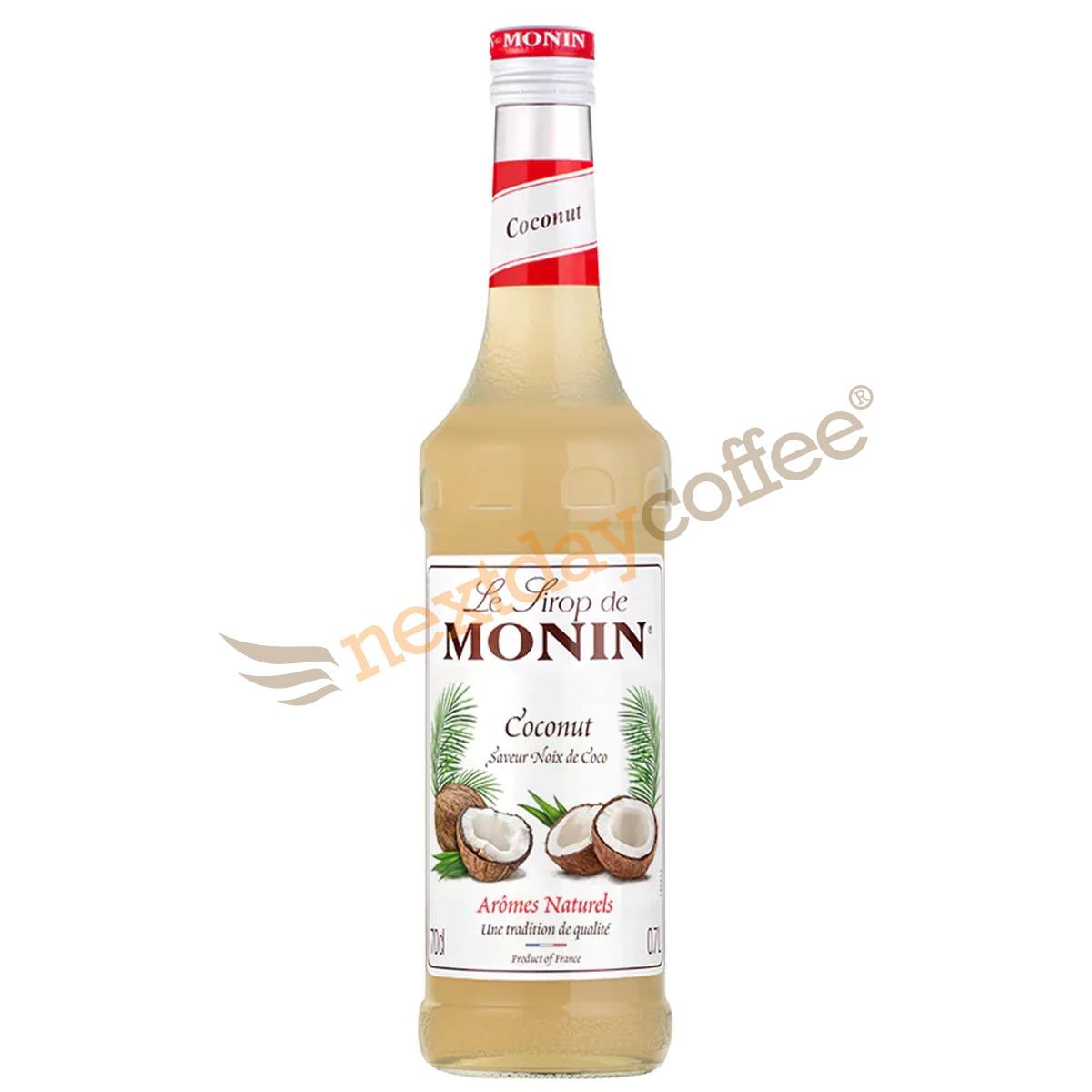 MONIN Coconut Syrup for Adding to Cocktails, Cappuccinos & Cordial