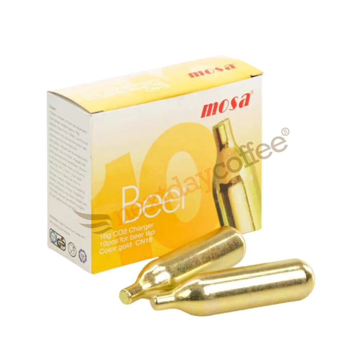 MOSA Non Threaded 16g CO2 Cartridges | Food Grade