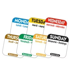 Food Labels | Allergen Labels | Day Of The Week | Food Prep