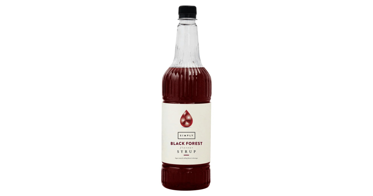 Simply Black Forest Syrup (1 Litre) | Flavouring Syrup