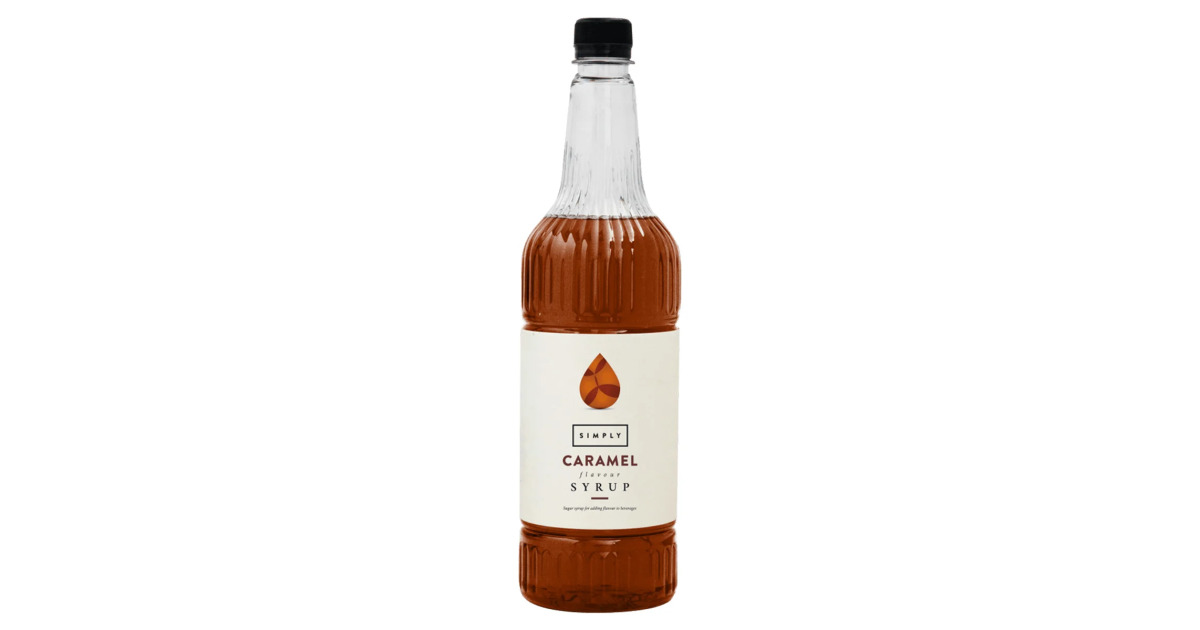 Simply Caramel Syrup (1 Litre) | Coffee Flavouring Syrup