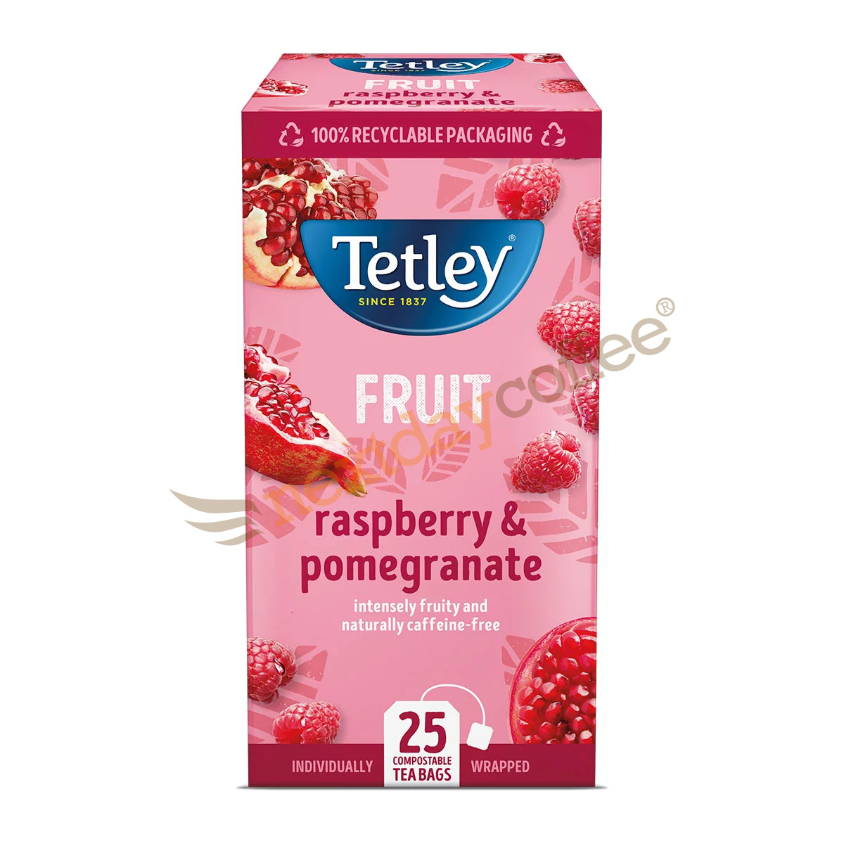 Tetley Raspberry & Pomegranate Tea (25) | Herbal Tea
