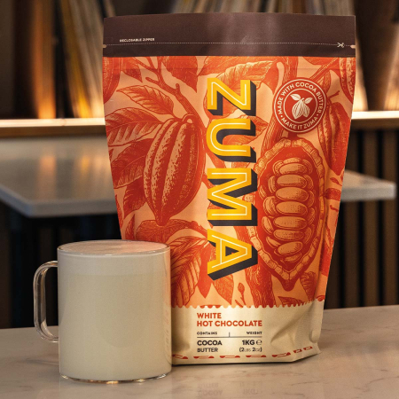 Zuma White Hot Chocolate Powder (8 x 1kg)