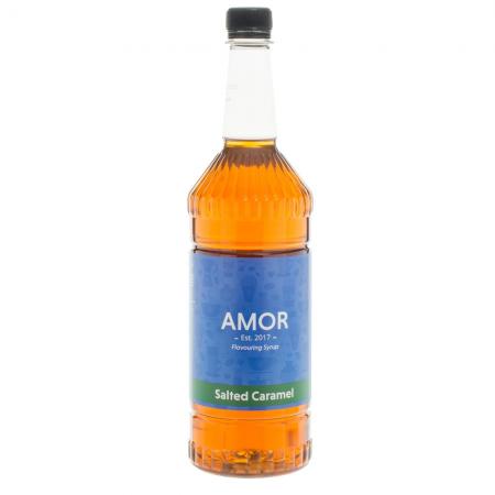 Amor Salted Caramel Syrup (1 Litre) | Cocktail Flavouring Syrup