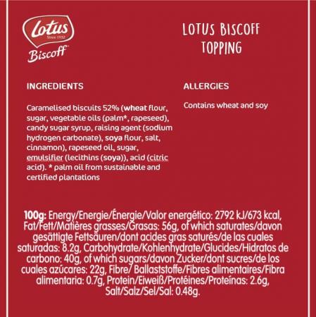 Lotus Biscoff Topping Sauce (1kg)