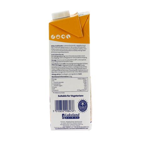 Millac Gold Double Cream (12 x 1 Litre)