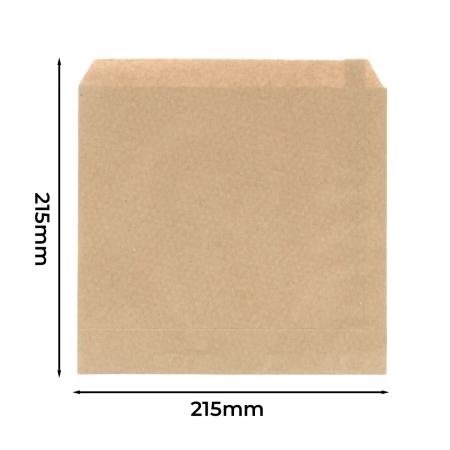 Flat Kraft Paper Bags - Small (1000)