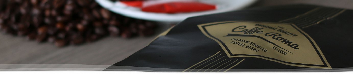 Caffe Roma Coffee Beans and Coffee Pods in Espresso and Decaf Caffe Roma